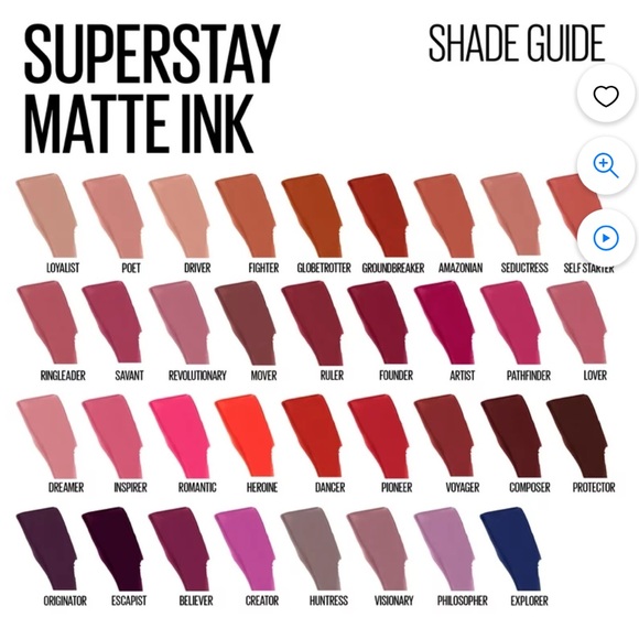 Maybelline | Makeup | 22 Maybelline Super Stay Matte Ink Lipstick 95 ...